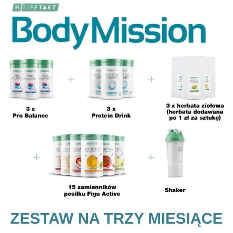 Zestaw Body Mission - proste, smaczne i zdrowe odchudzanie z LR ...